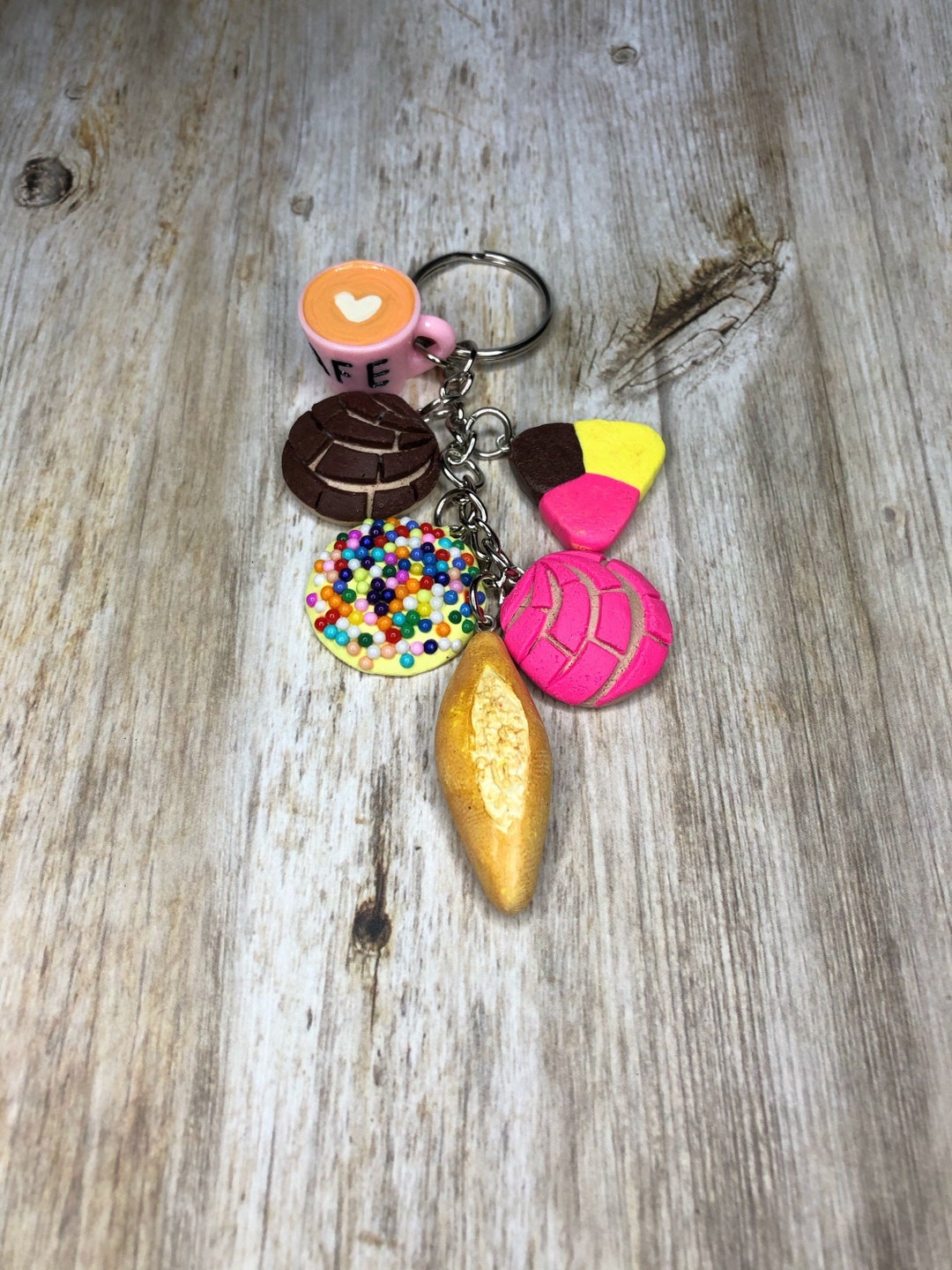 Pan Dulce Mexicano Llavero , Mexican Keychain, Concha Keychain - Etsy