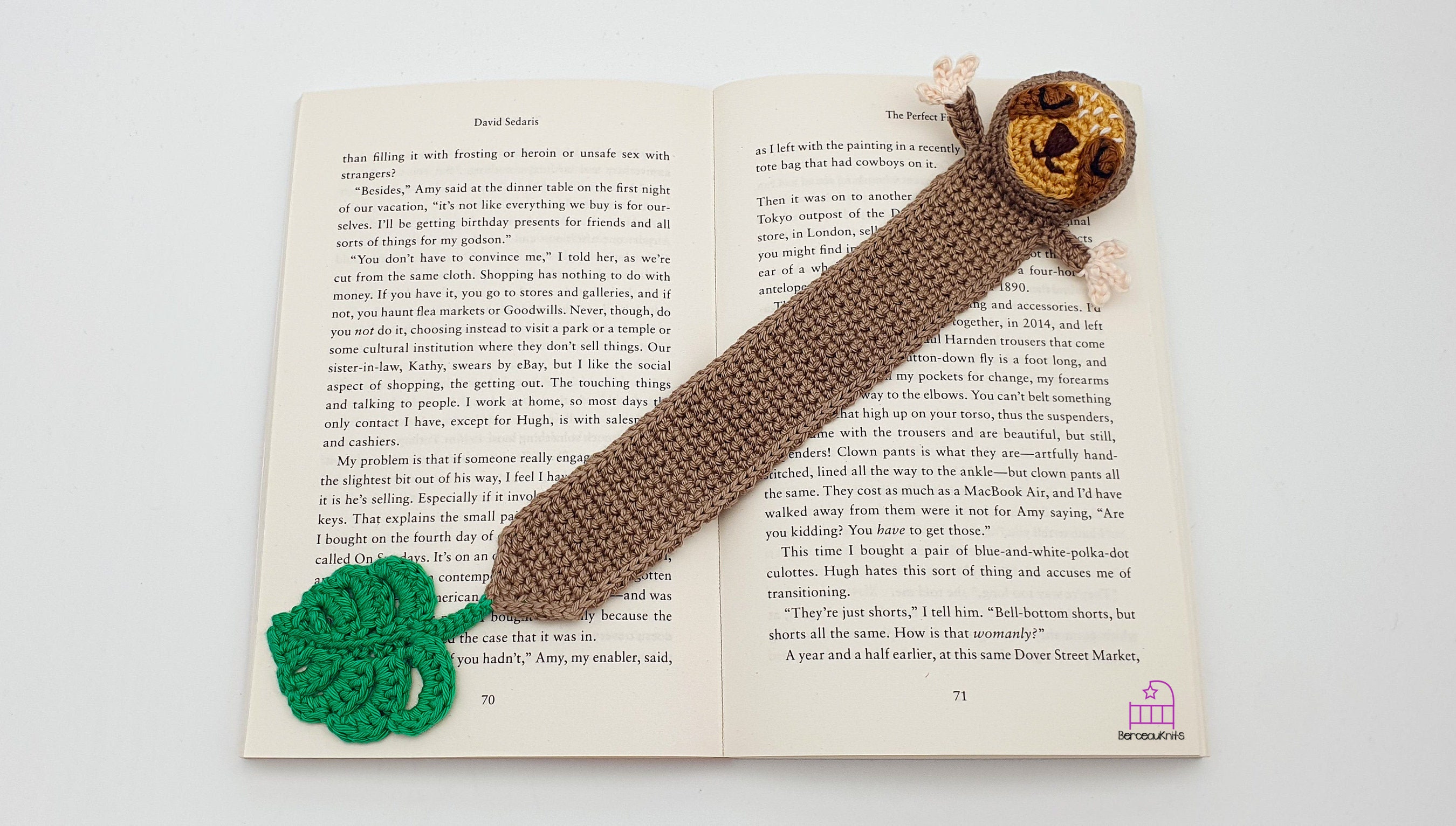 CROCHET PATTERN Stella the Sloth Bookmark PDF Pattern, Handmade ...