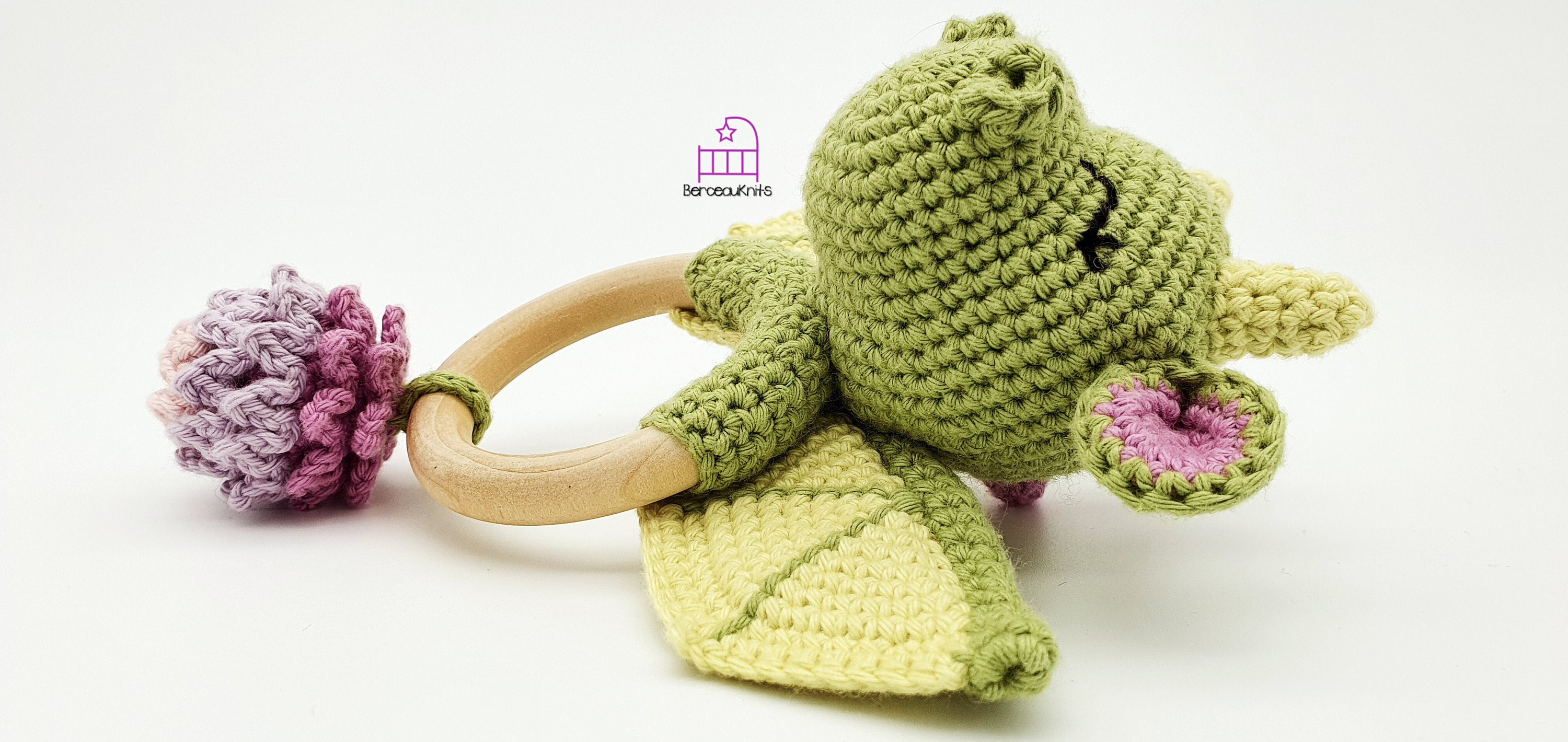 CROCHET PATTERN Dexter the Dragon Amigurumi Teether Rattle Toy - Etsy