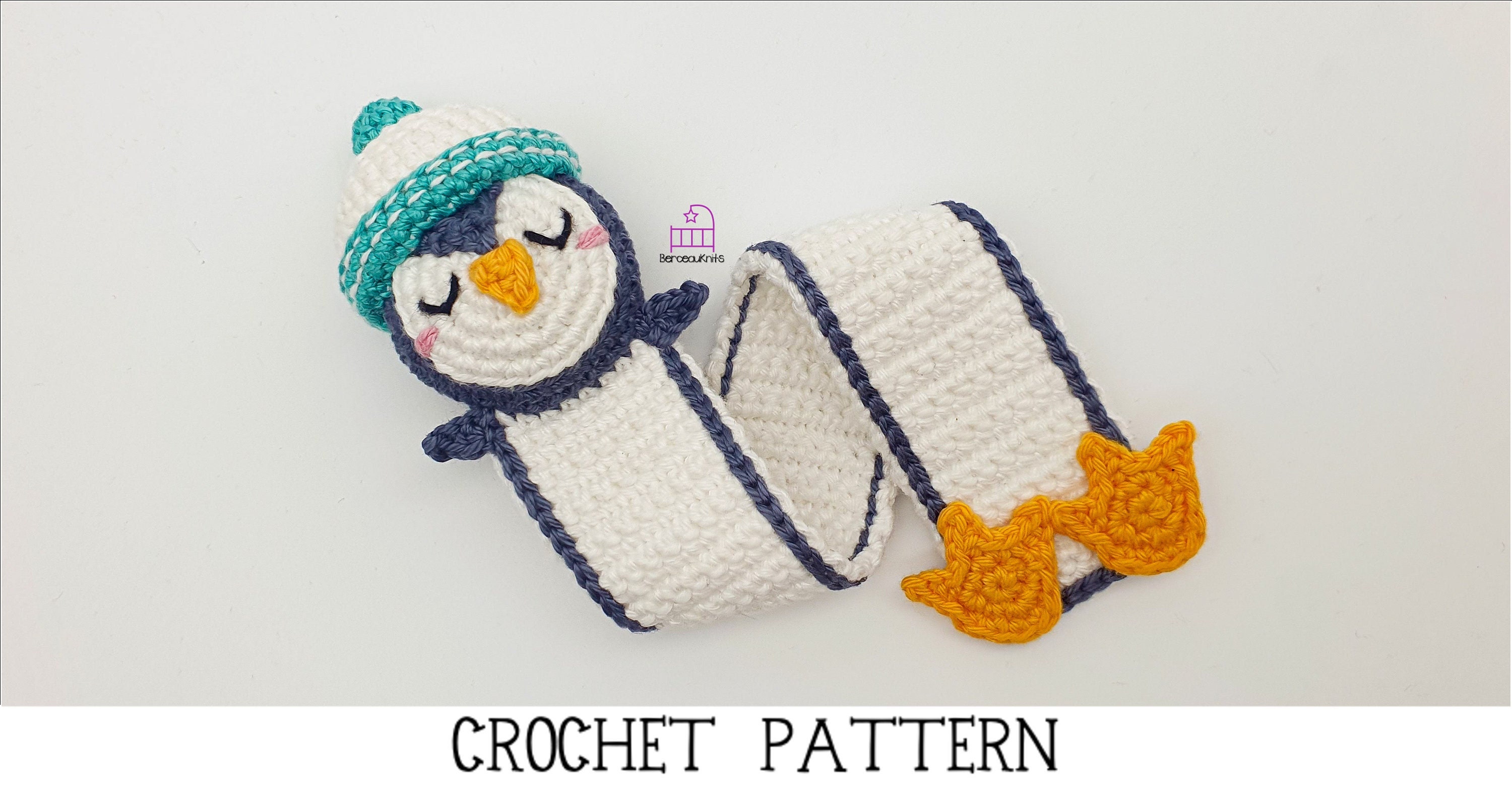 CROCHET PATTERN Pasha the Penguin Bookmark PDF Pattern - Etsy