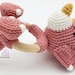 CROCHET PATTERN Trixie the Triceratops Amigurumi Teether - Etsy