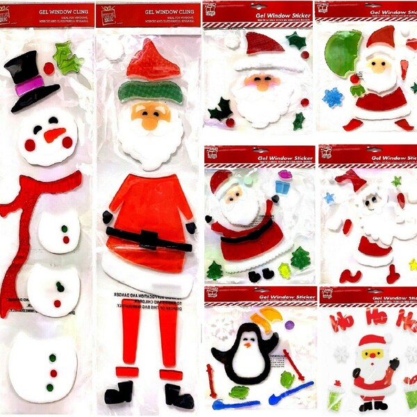 Christmas Window Cling - Etsy