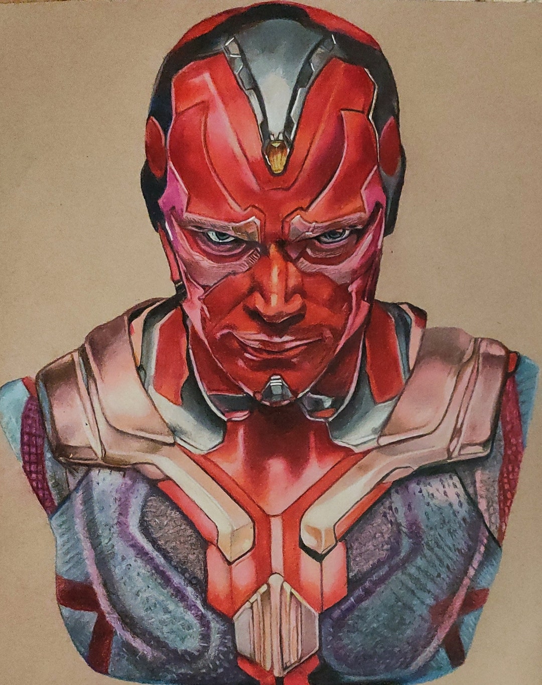 VISION Original Drawing - Etsy