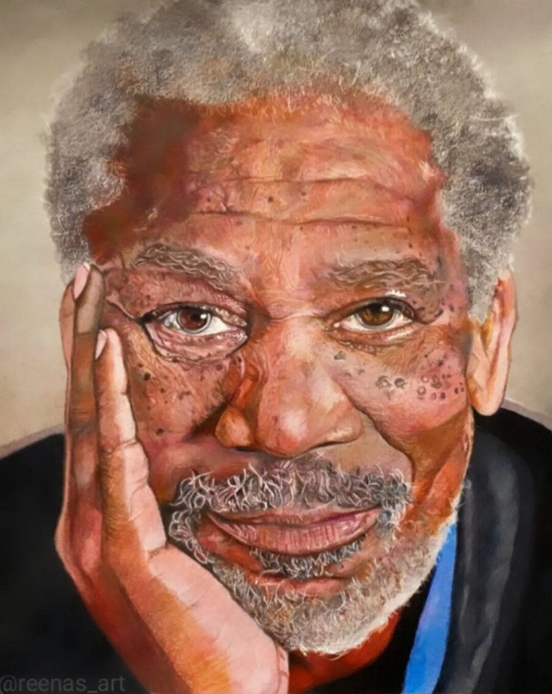 MORGAN FREEMAN Original Drawing 11 X 14 Inches - Etsy