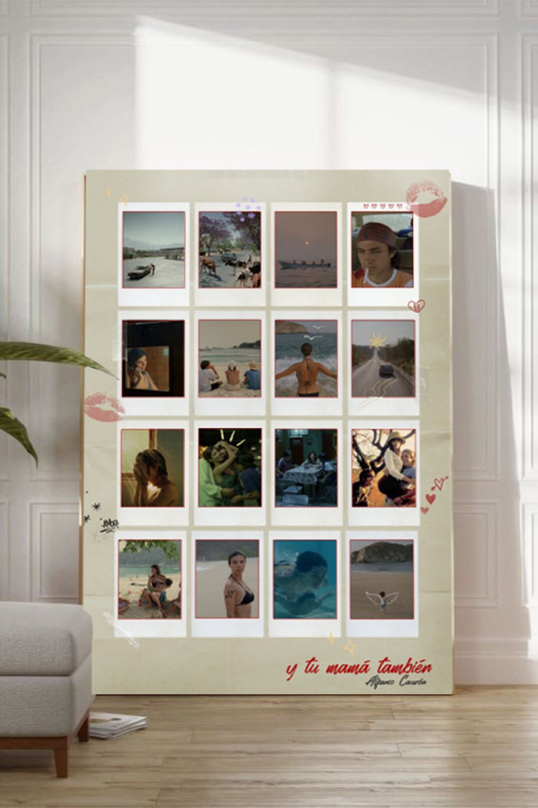 Y Tu Mama Tambien Movie Poster Polaroid Version | Alfonso Cuaron - Etsy