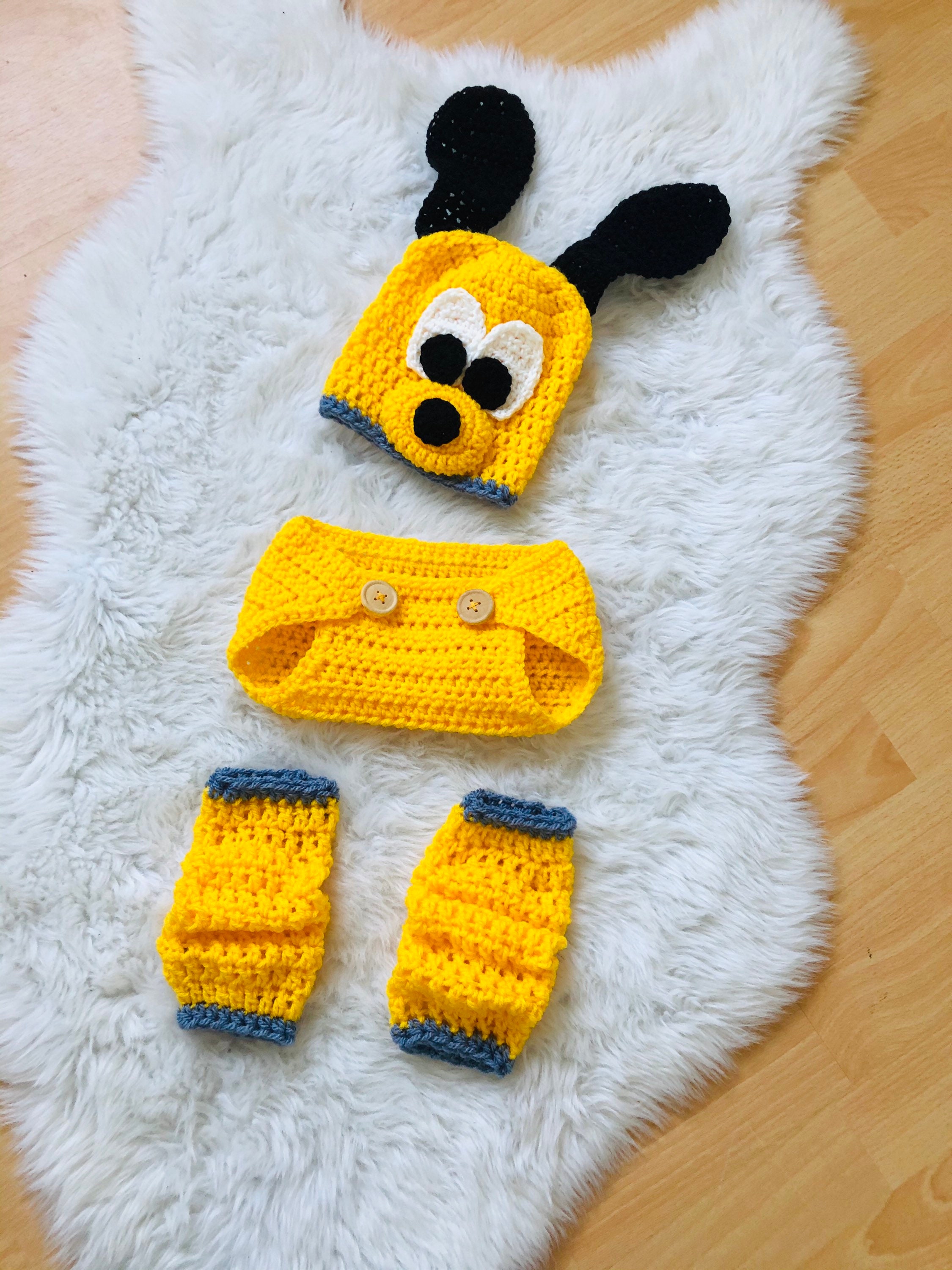 Pluto Disney Costume for Photo Shoot From 0 to 18 Months - Etsy