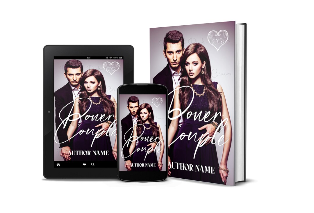 Power Couple Premade Book Cover - Etsy