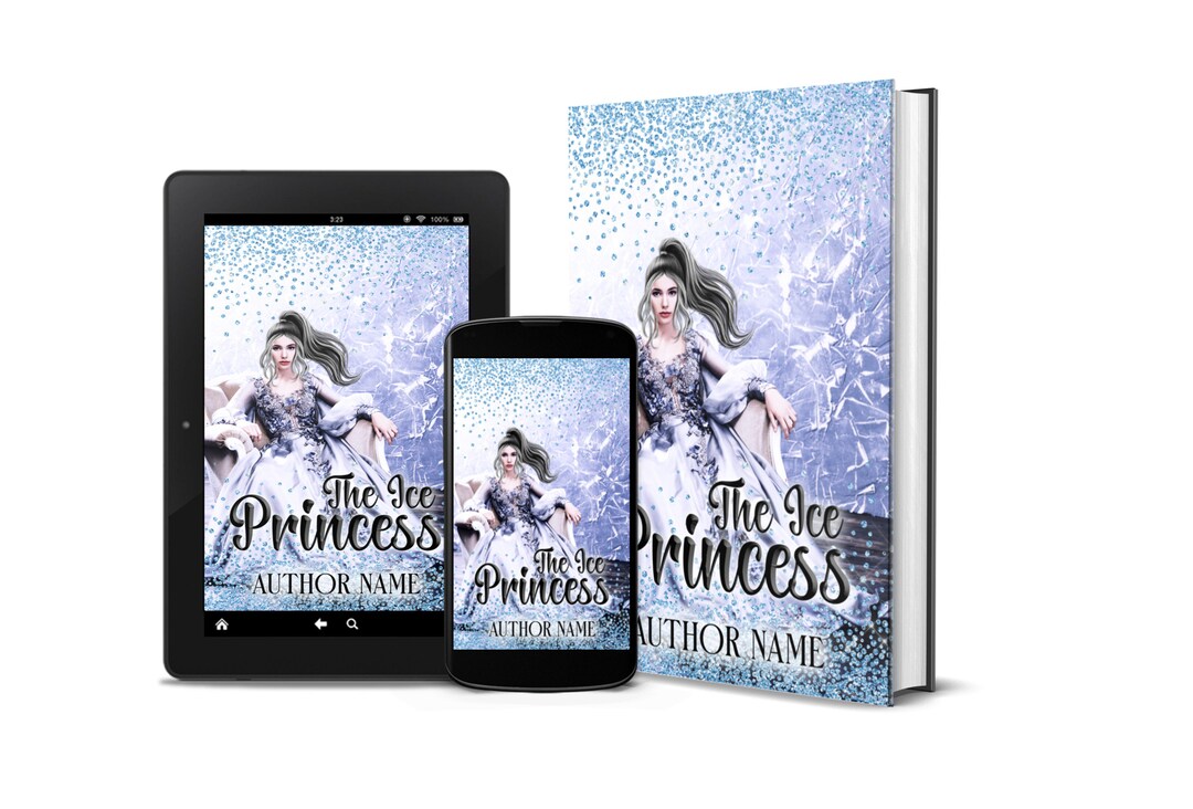 The Ice Princess Premade Book Cover - Etsy