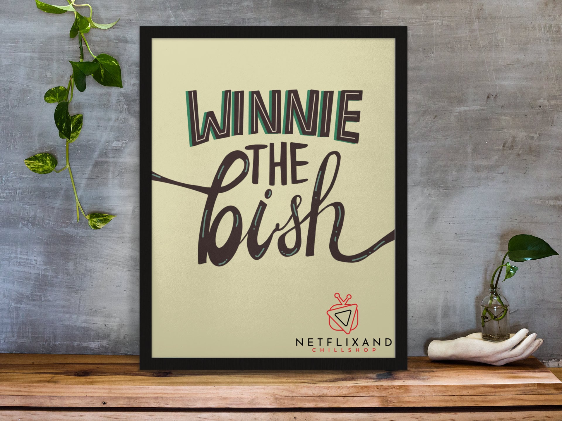 New Girl Winnie the Bish Print - Winston Bishop, Nick Miller, TV Show ...
