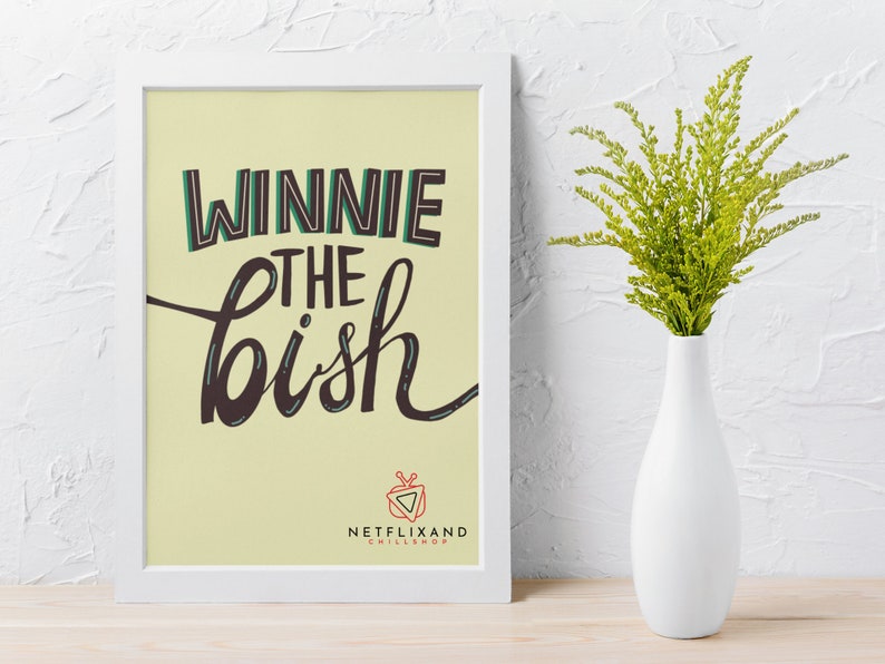 New Girl Winnie the Bish Print - Winston Bishop, Nick Miller, TV Show ...
