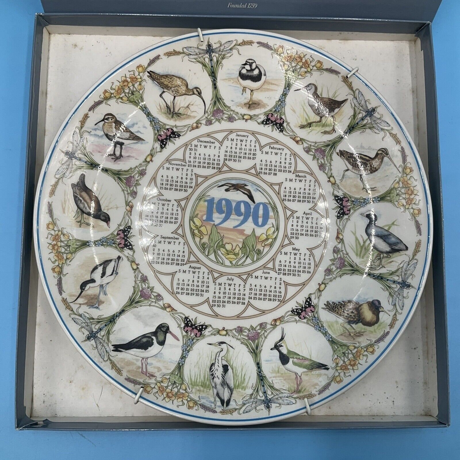 1990 Waders British Birds Wedgwood Etruria & Barlast Calendar - Etsy