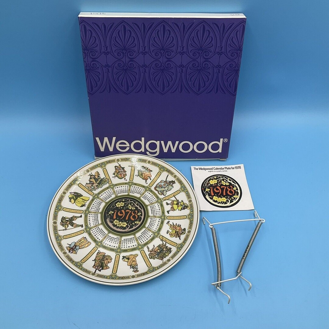 1978 Samurai Wedgwood of Etruria & Barlast Calendar Decorative Plate 10 ...