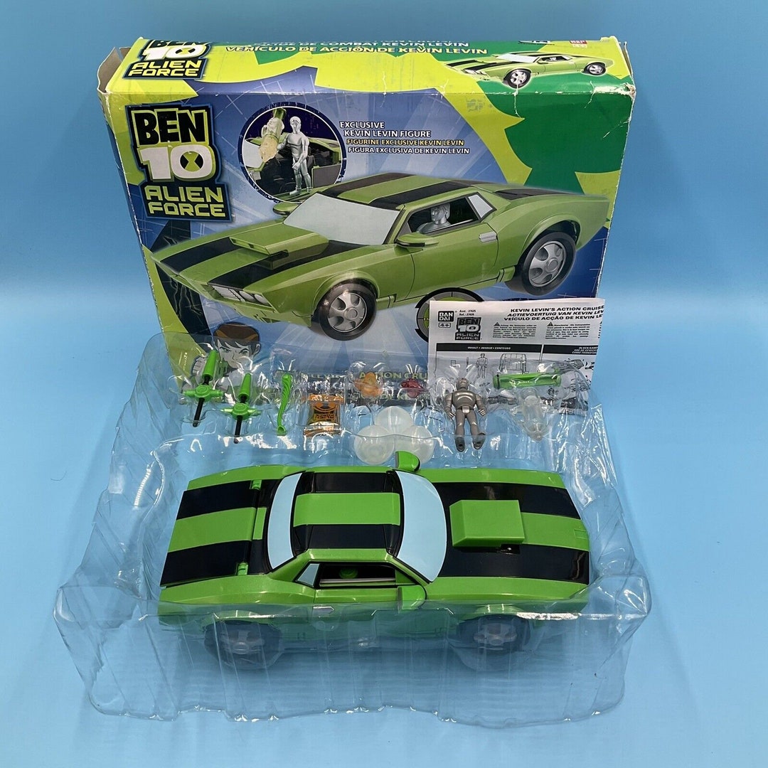 Ben 10 Alien Force Kevin Levins Action Cruiser Car Bandai - Etsy