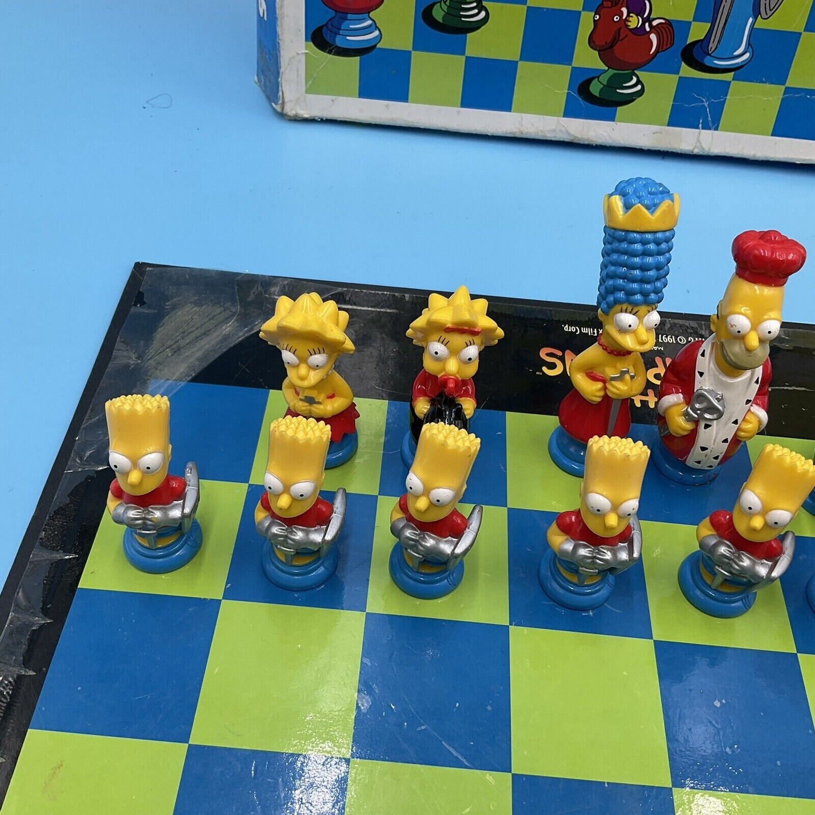 Vintage 1990’s the Simpsons 3D Chess Set Collectible *incomplete* - Etsy UK