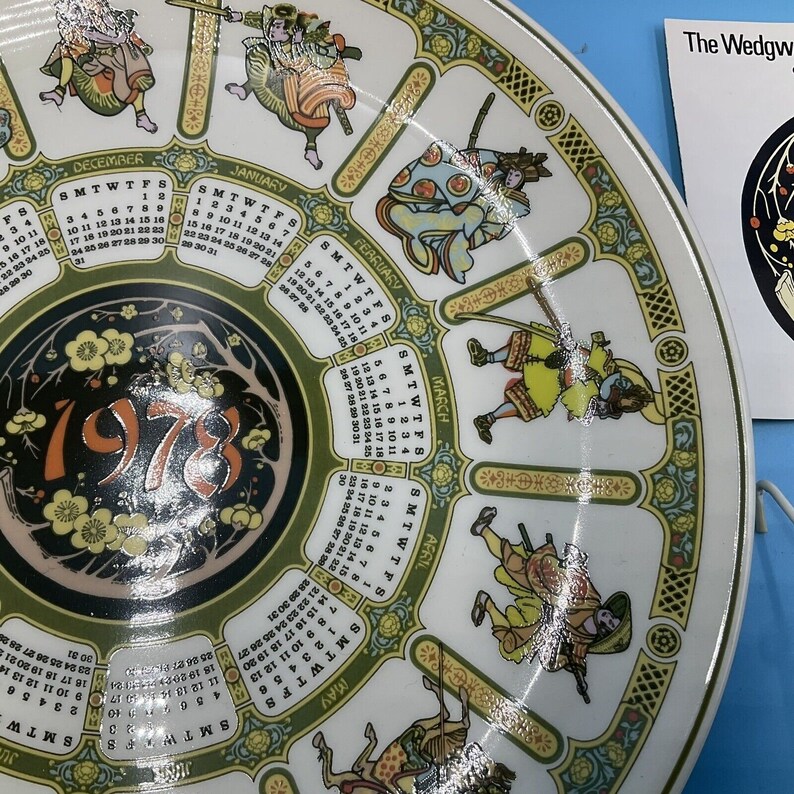 1978 Samurai Wedgwood of Etruria & Barlast Calendar Decorative Plate 10 ...