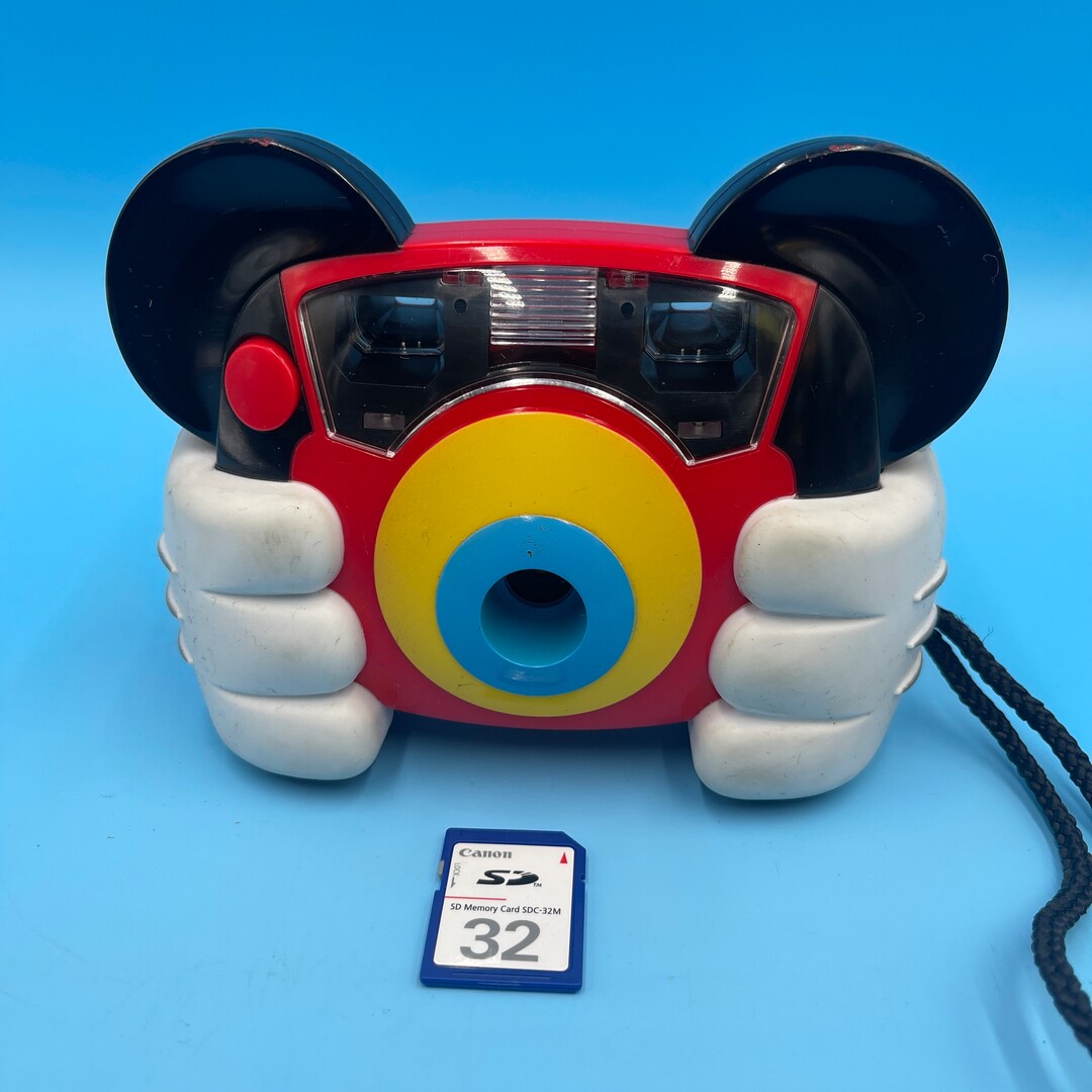 Playhouse Disney Mickey Mouse Digital Camera 2MP Battery Kids working ...