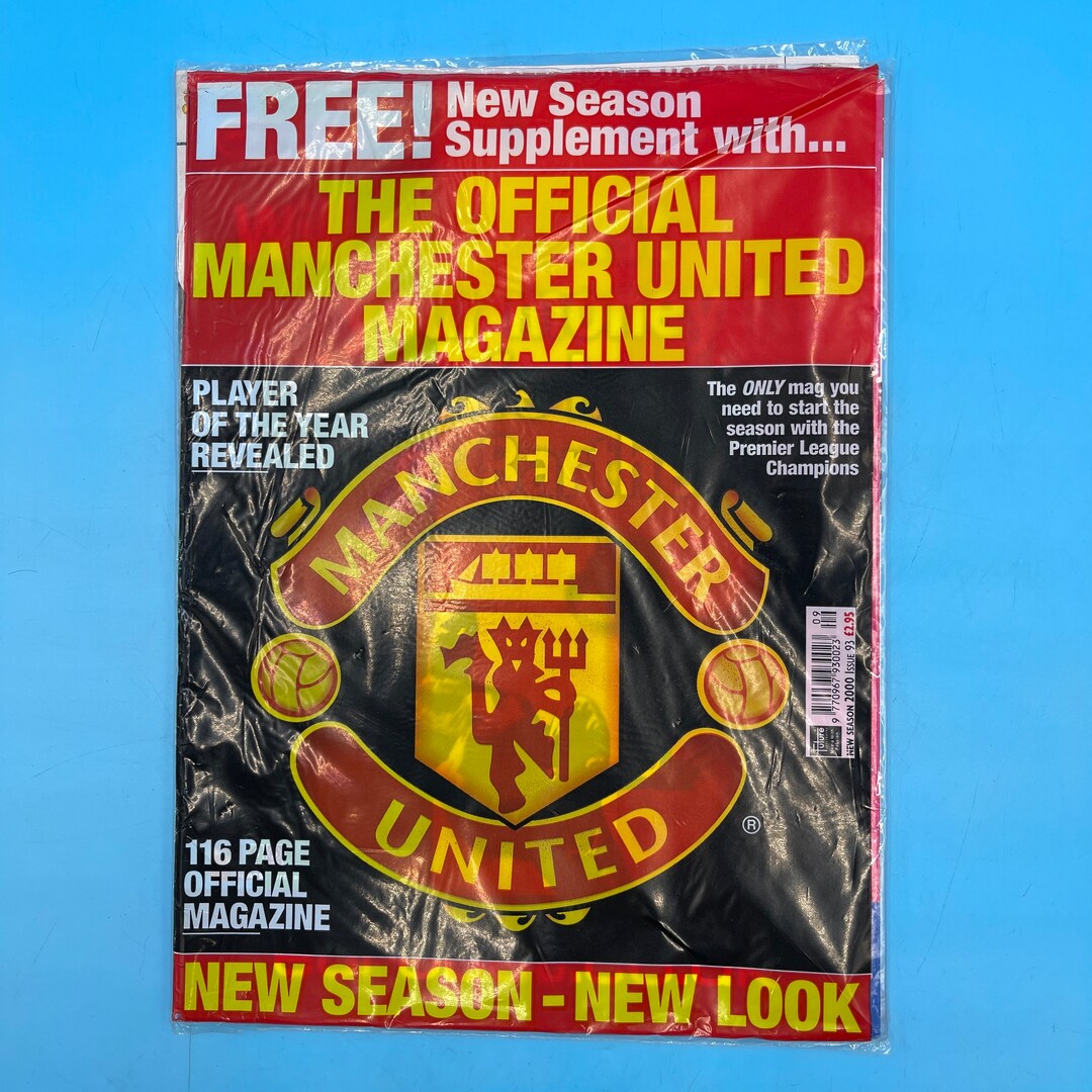 Vintage the Official Manchester United Magazine New Season 2000 Issue ...