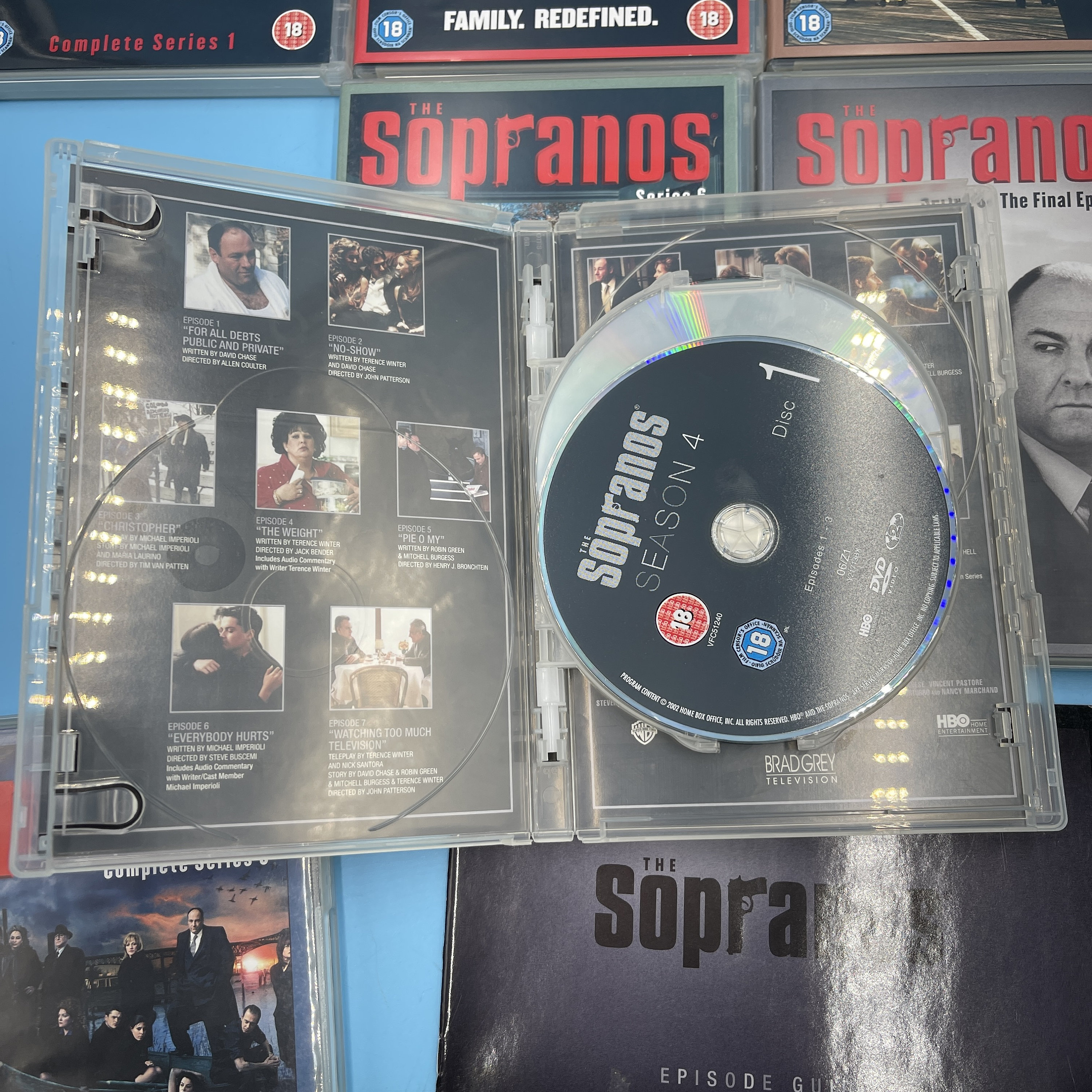 The Sopranos Complete Collection DVD Box Set 7 Discs TV Series 1-6 Incl ...