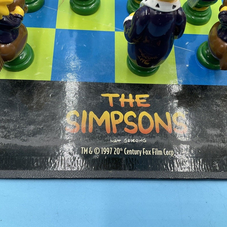 Vintage 1990’s the Simpsons 3D Chess Set Collectible *incomplete* - Etsy UK