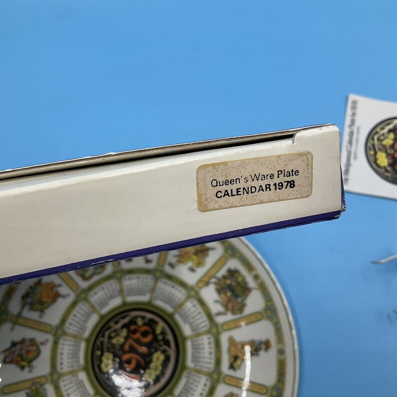 1978 Samurai Wedgwood of Etruria & Barlast Calendar Decorative Plate 10 ...