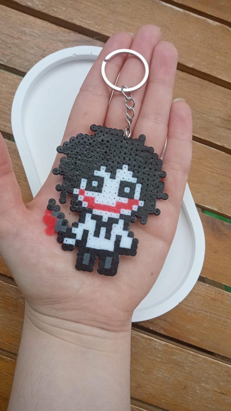 Creepypasta Perler Beads Keychains / Jeff the Killer - Eyeless Jack ...