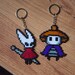 Silksong Sherma / Hornet Keychain - Handmade Perler Bead Pixel Art ...