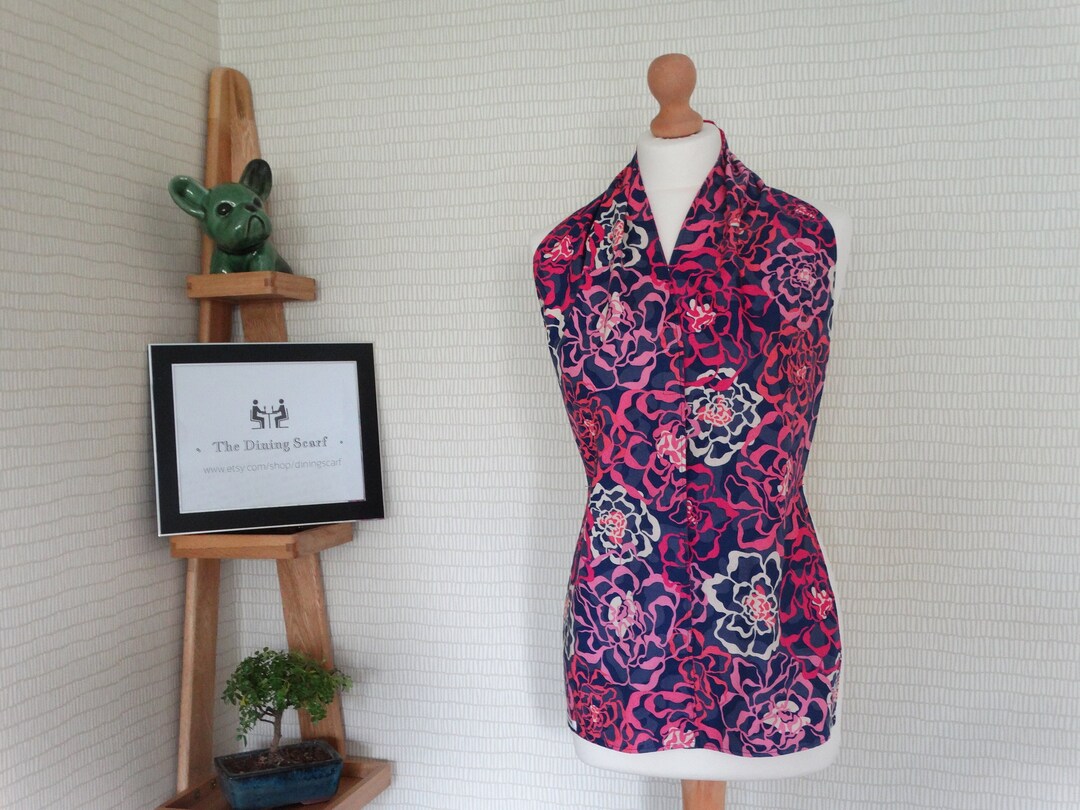 Adult Bib, Dining Scarf, Clothing Protector, Apron, Serviette, Dribble ...