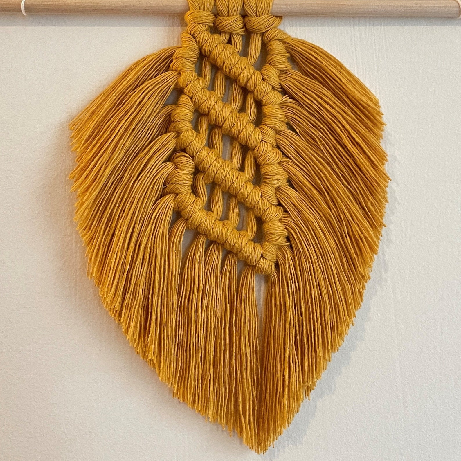 PDF PATTERN Easy Macrame Leaf Tutorial Beginner Macrame - Etsy UK