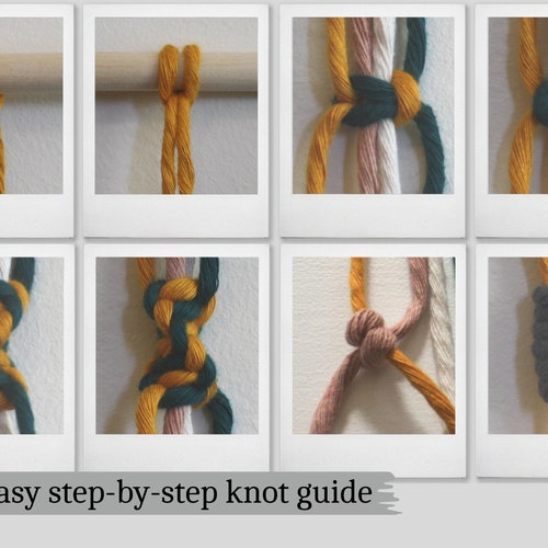 Macrame Knot Guide Macrame Knot Tutorial Learn Macrame Knots - Etsy Canada