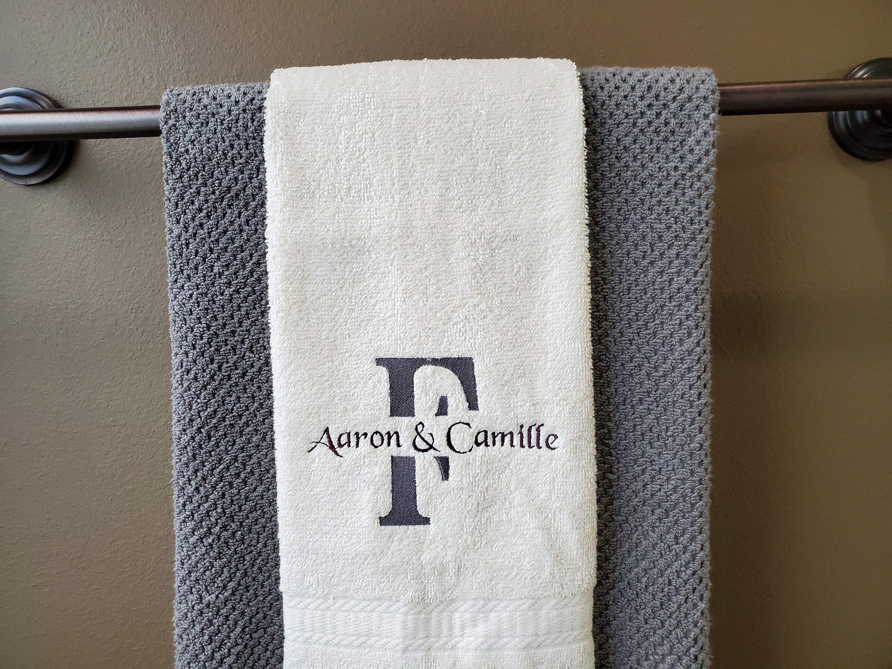 Personnalisez la serviette de main la serviette de main faite - Etsy France