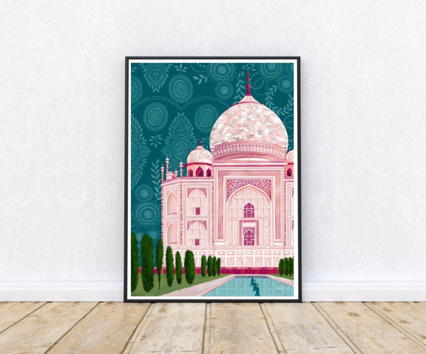 Taj Mahal Taj Mahal Print Taj Mahal Wall Art Taj Mahal - Etsy UK