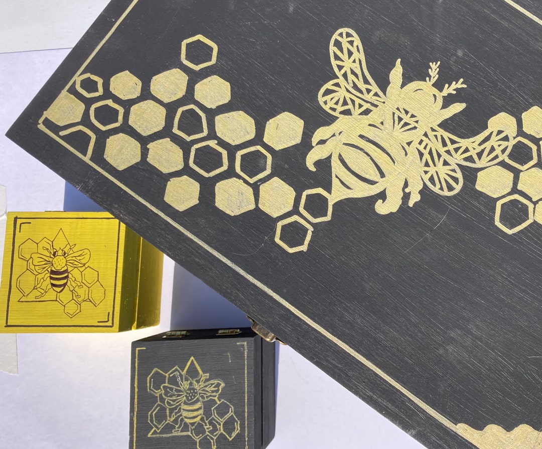 Large Bee Storage Box - Etsy