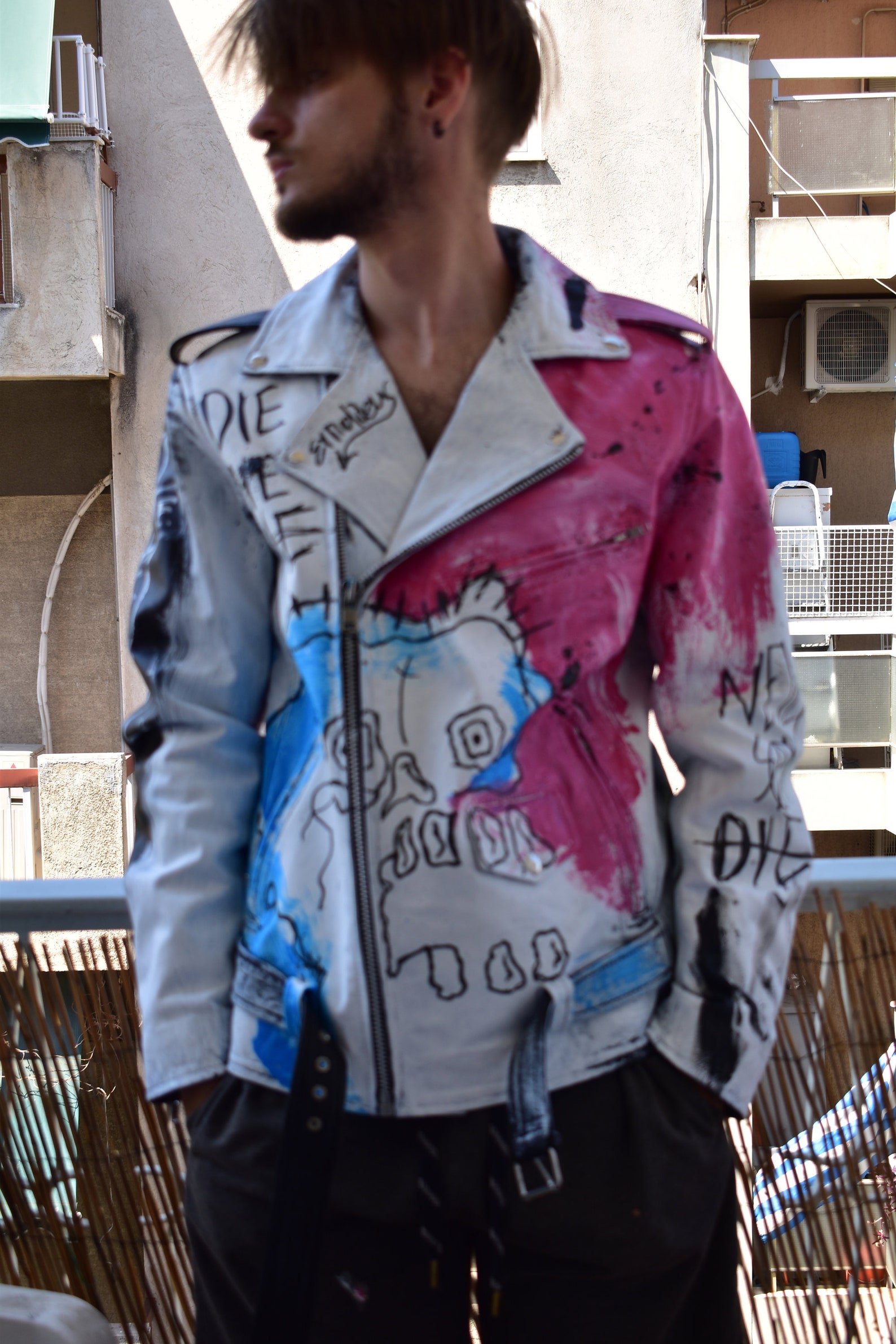 Lil Peep Never Say Die Jacket - Etsy UK