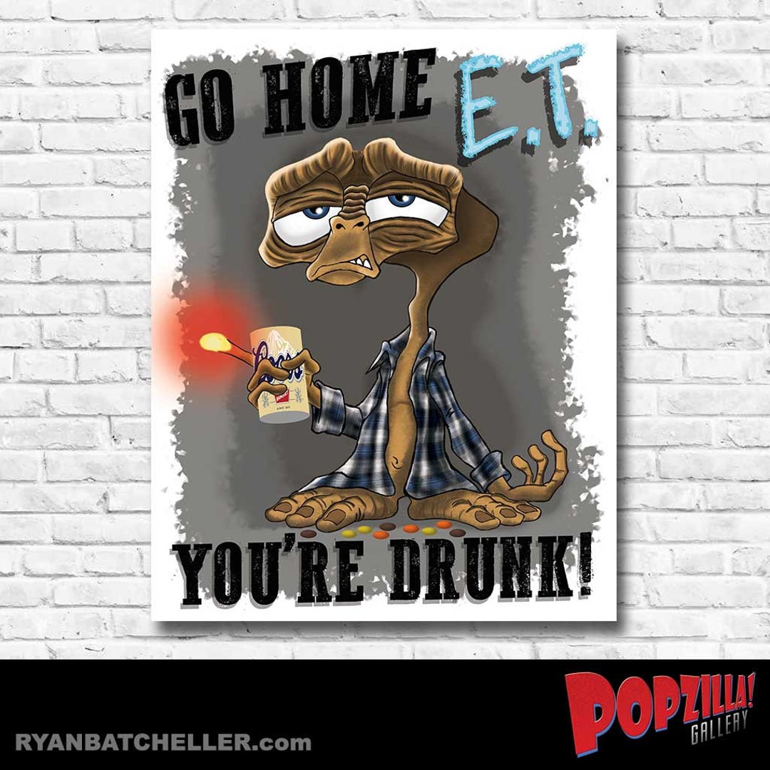 Art Print: go Home Et 8x10 - Etsy