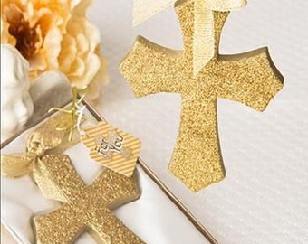 Gold Glitter Cross - Etsy