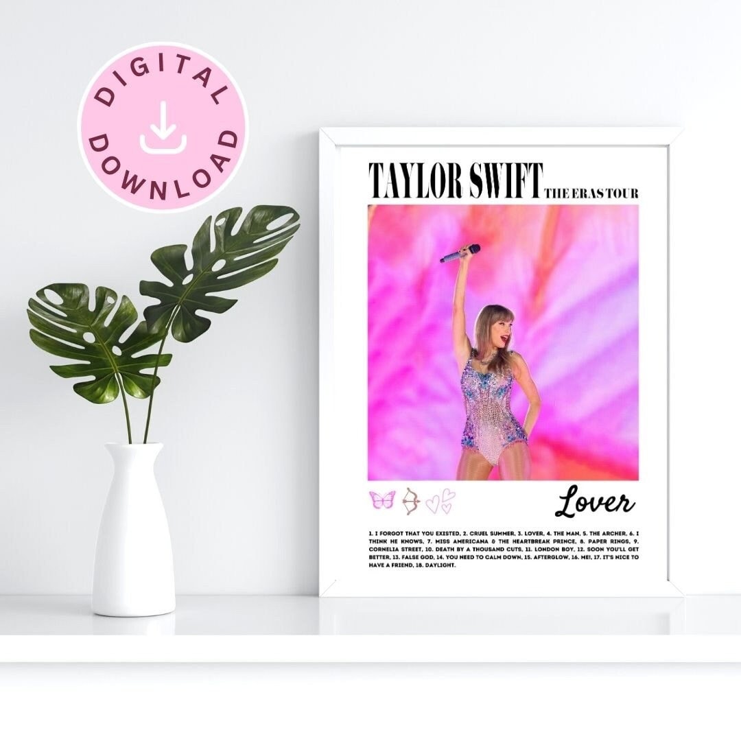 Taylor Swift The Eras Tour Poster Printerval Deutschland