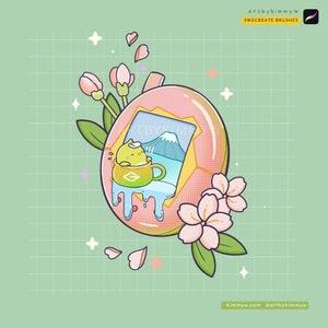 Procreate Kawaii Dreamland Brushes • Cute Illustration • Stamp Brushes ...