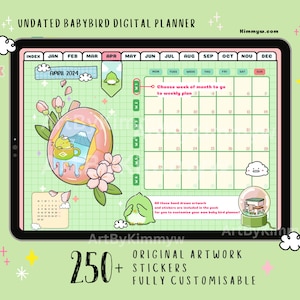 Cute Baby Bird Digital Planner & Sticker Pack | Goodnotes | Notibality ...