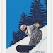 Snowboarding Cross Stitch Pattern, Gift for Snowboarder, Winter Sport ...