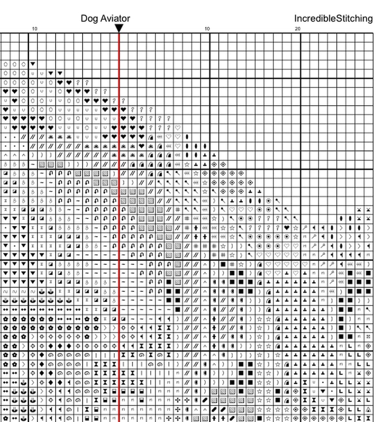 Dog Aviator Cross Stitch Design Pattern-embark on a Creative - Etsy