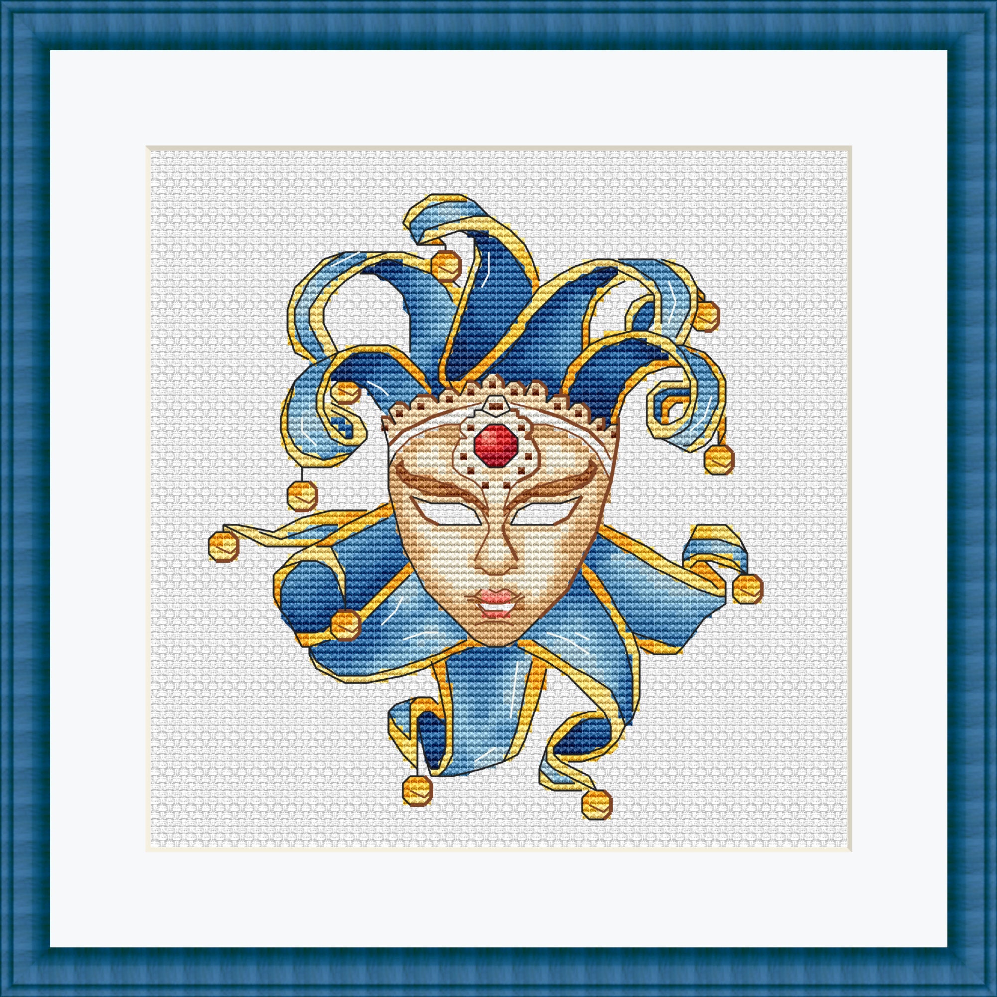 Venetian Mask Cross Stitch Pattern Carnival Mask Xstitch - Etsy