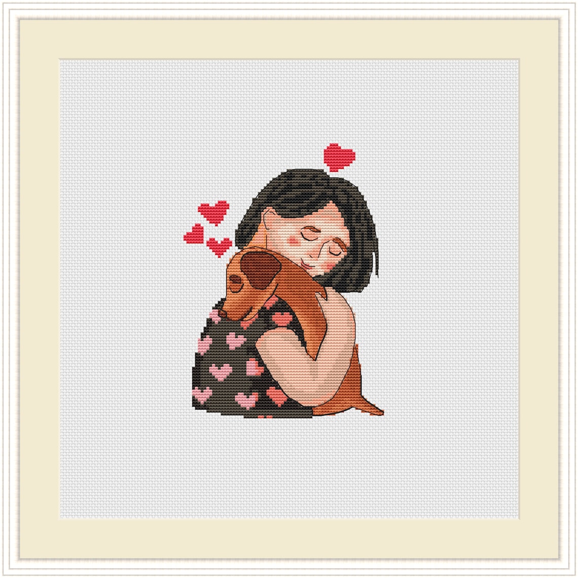 Cute Dogs Cross Stitch Pattern Set 0f 3 xstitch Funny Dog | Etsy