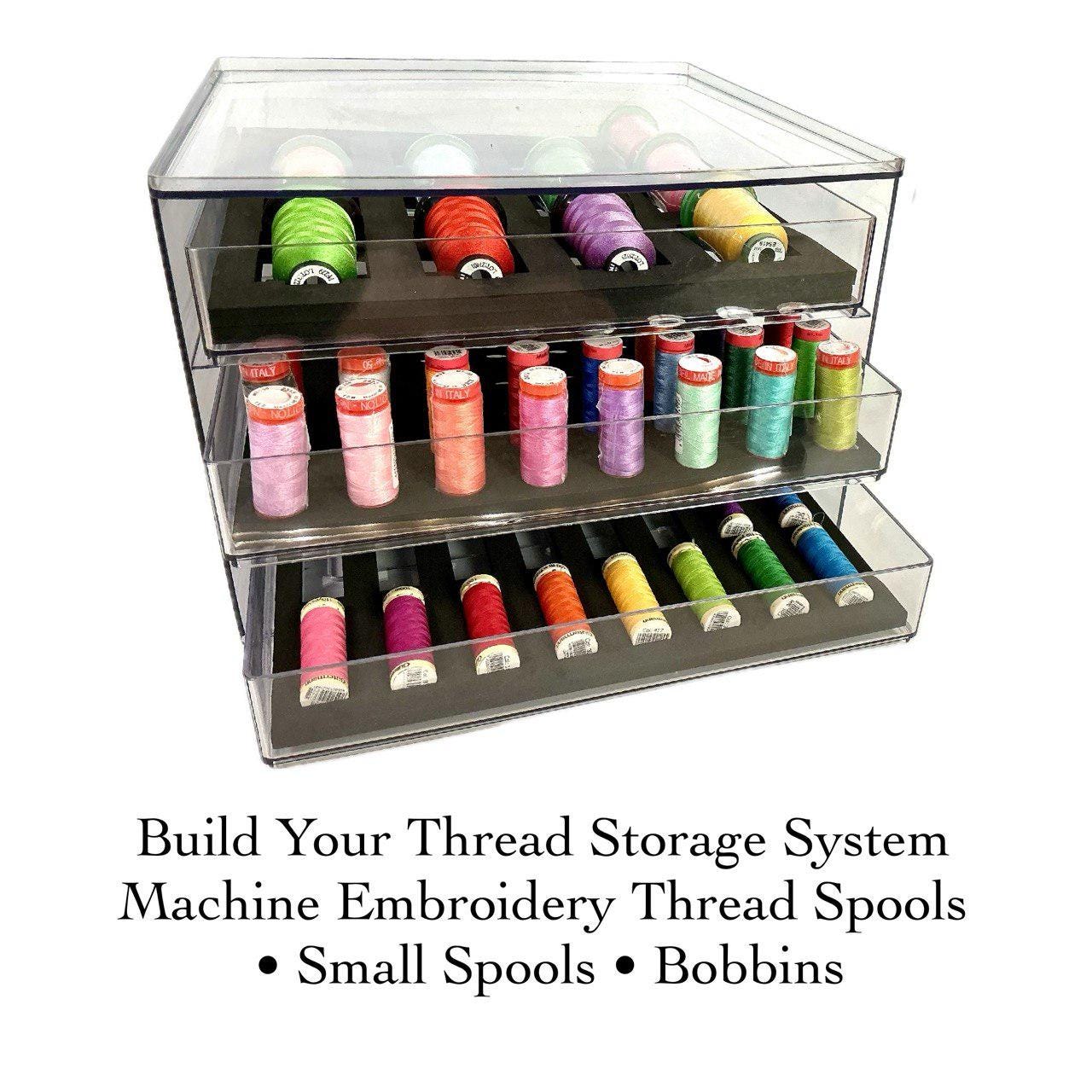 Brightroom Thread Spool Insert – Compact Drawer Organizer for ...