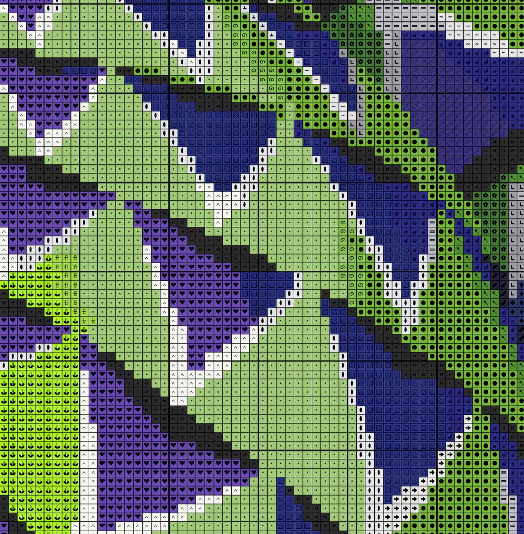 Optical Illusion Cross Stitch Pattern, Rotating Sphere Illusion Xstitch ...