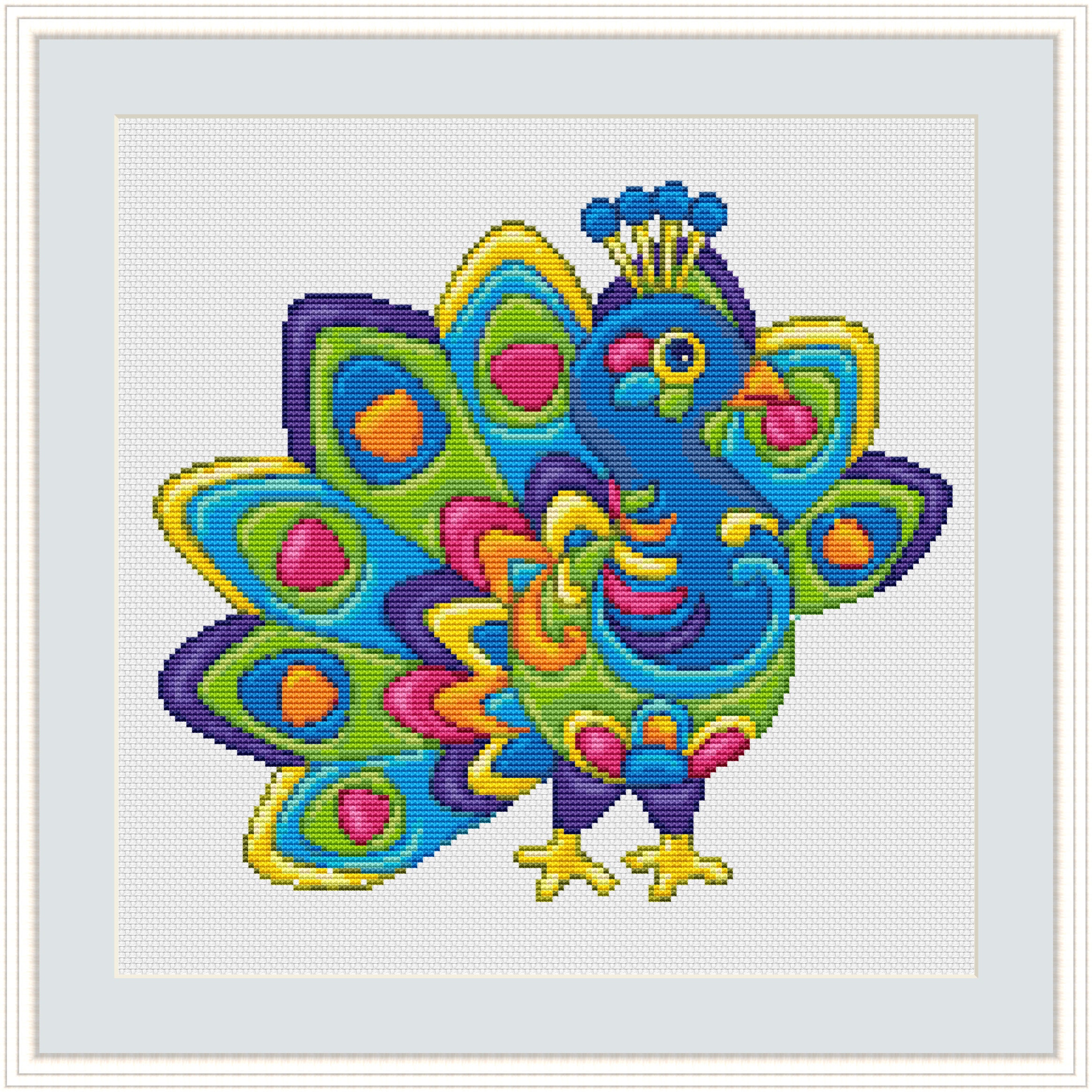 Turkey Peacock Cross