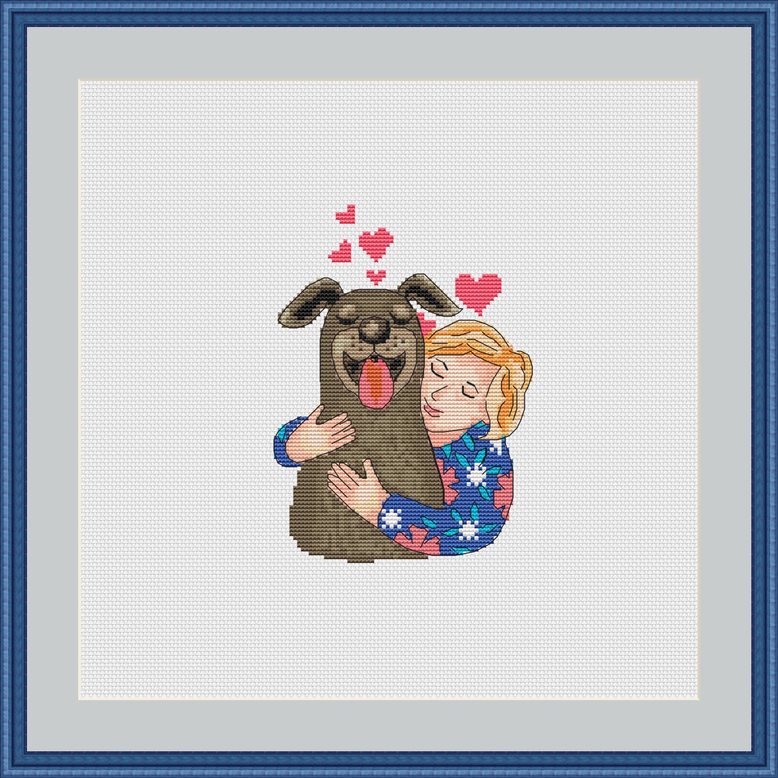 Cute Dogs Cross Stitch Pattern Set 0f 3 xstitch Funny Dog | Etsy