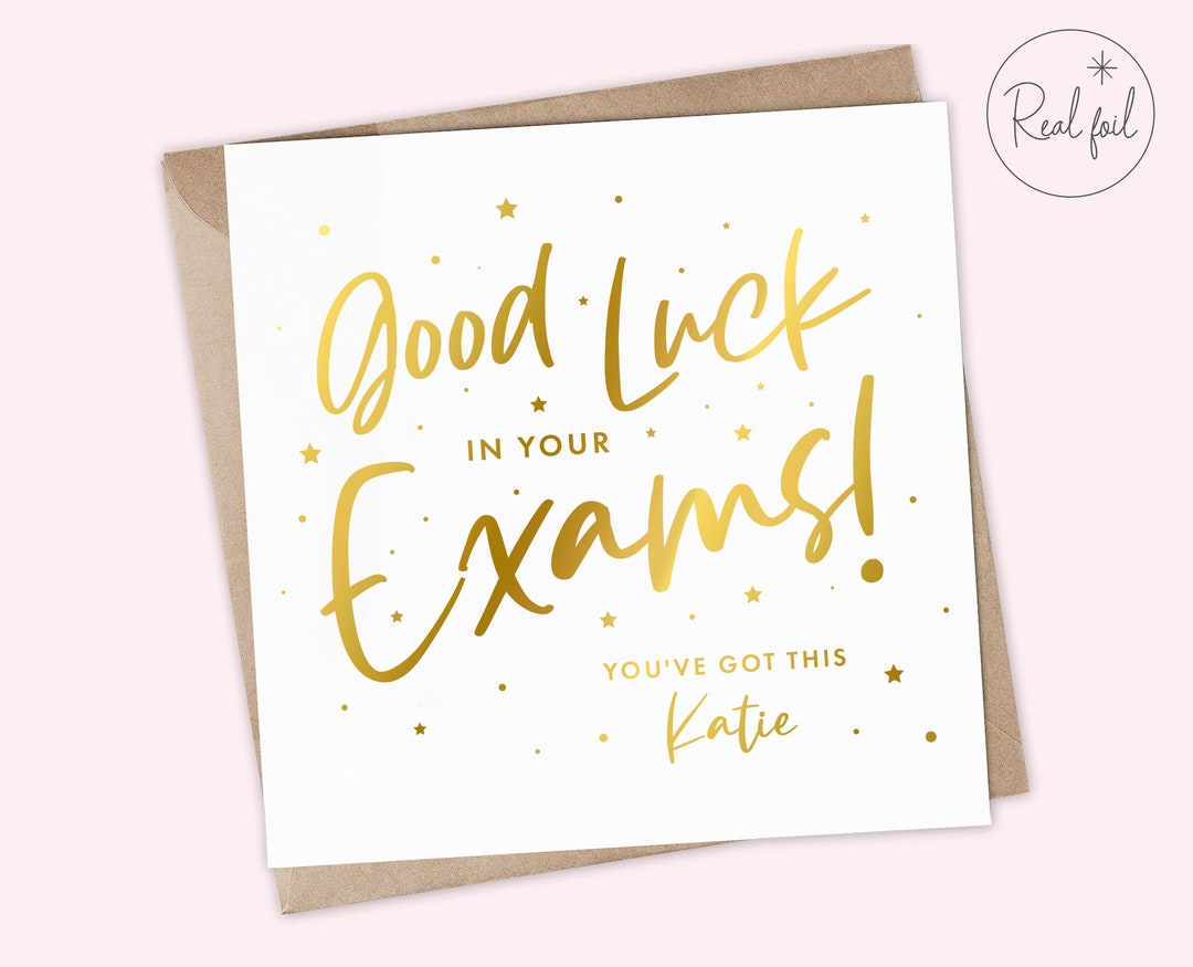 Good Luck in Your Exams Card, You Got This, Best of Luck Card ...
