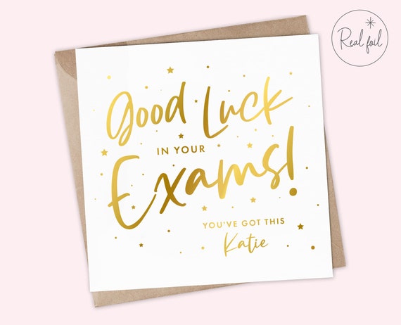 Te Deseo La Mejor De Las Suertes Para El Examen