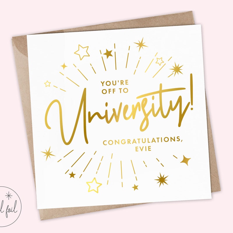 Congratulations Uni Card - Etsy UK