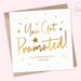 Personalised You Got Promoted Card, Promotion Card, New Job Card ...